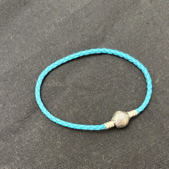 Pandora | Jewelry | Pandora Turquoise Braided Bracelet With Silver ...